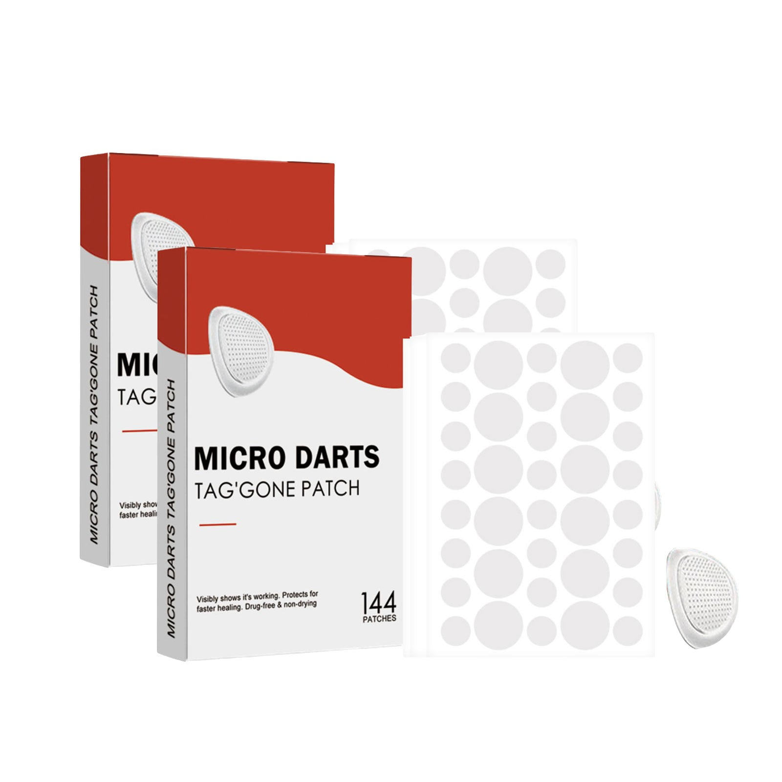 2 Pack Microdart Acne Patch (144 pcs) - Hyaluronate, Salicylic Acid ...