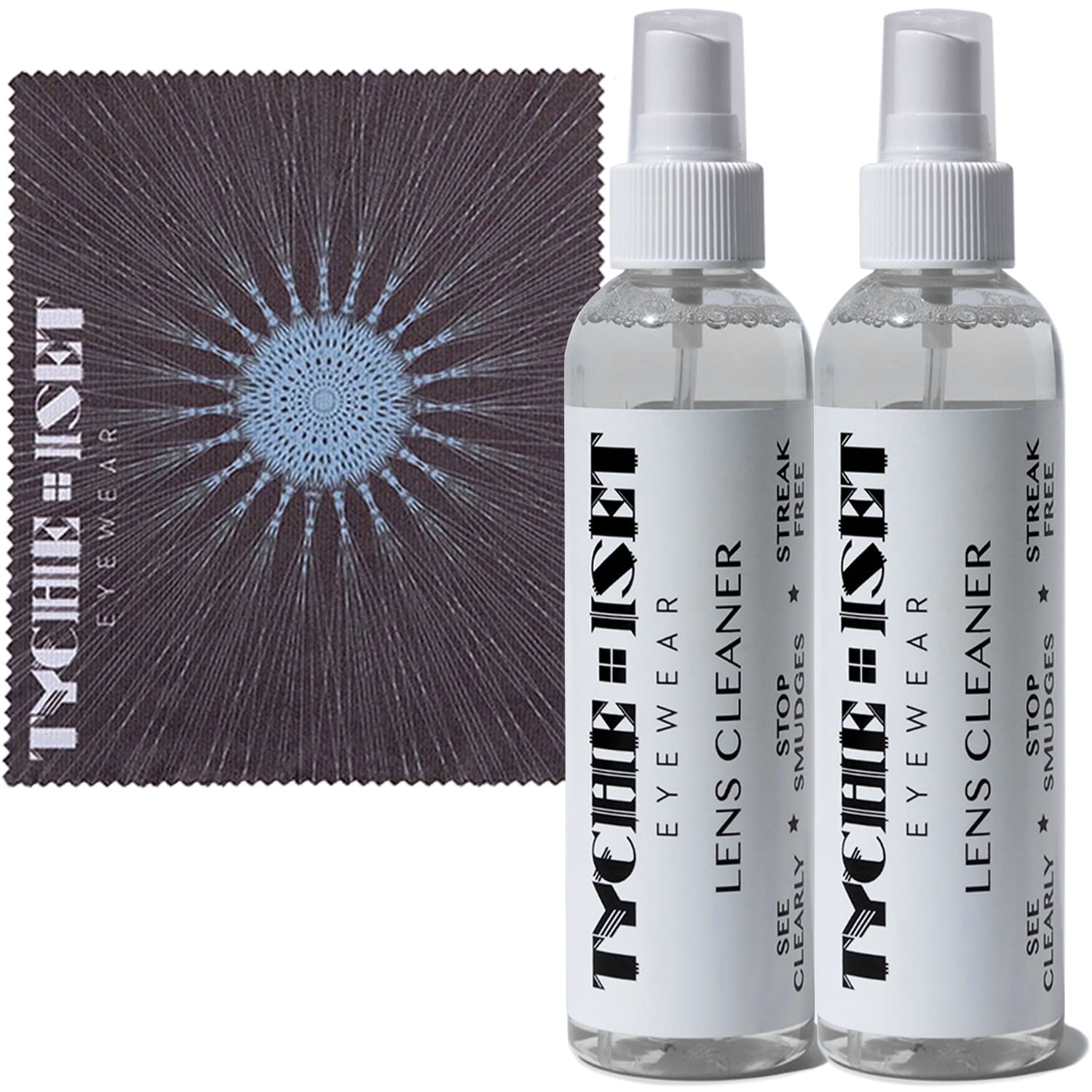 3pc Value Pack, Cleaning Kit for Glasses + 1 Microfiber Cloth, 6oz Lens ...