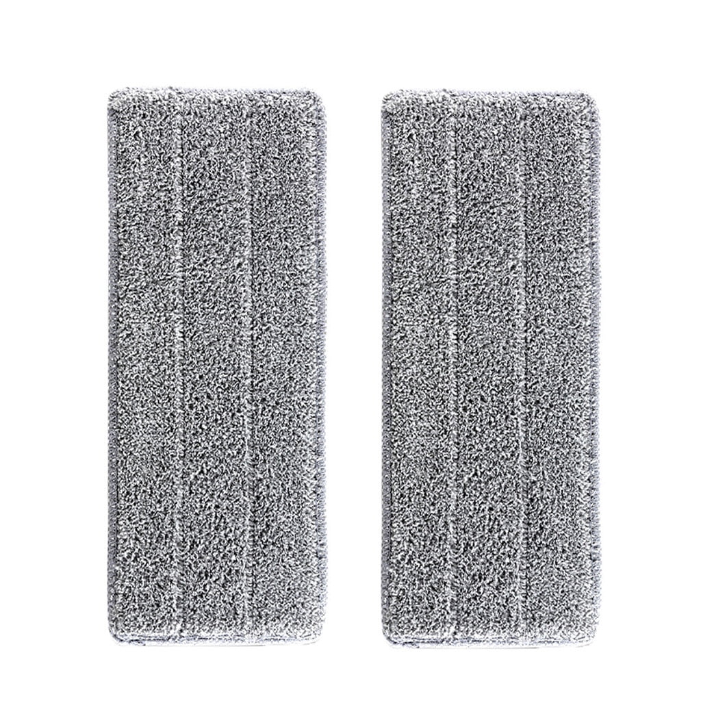 2 Pack Microfiber Mop Pad, Spray Mop Replacement Heads for Wet Dry Mops ...