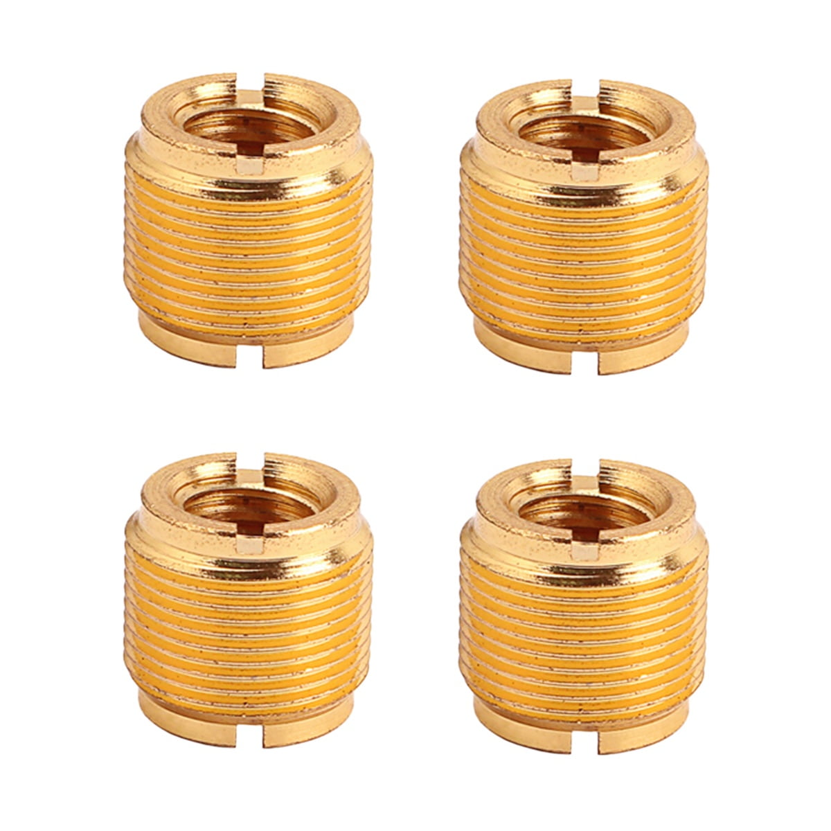 2 Pack Microphone Stand Clip Adapter Male to Female Screw Clamp Thread ...