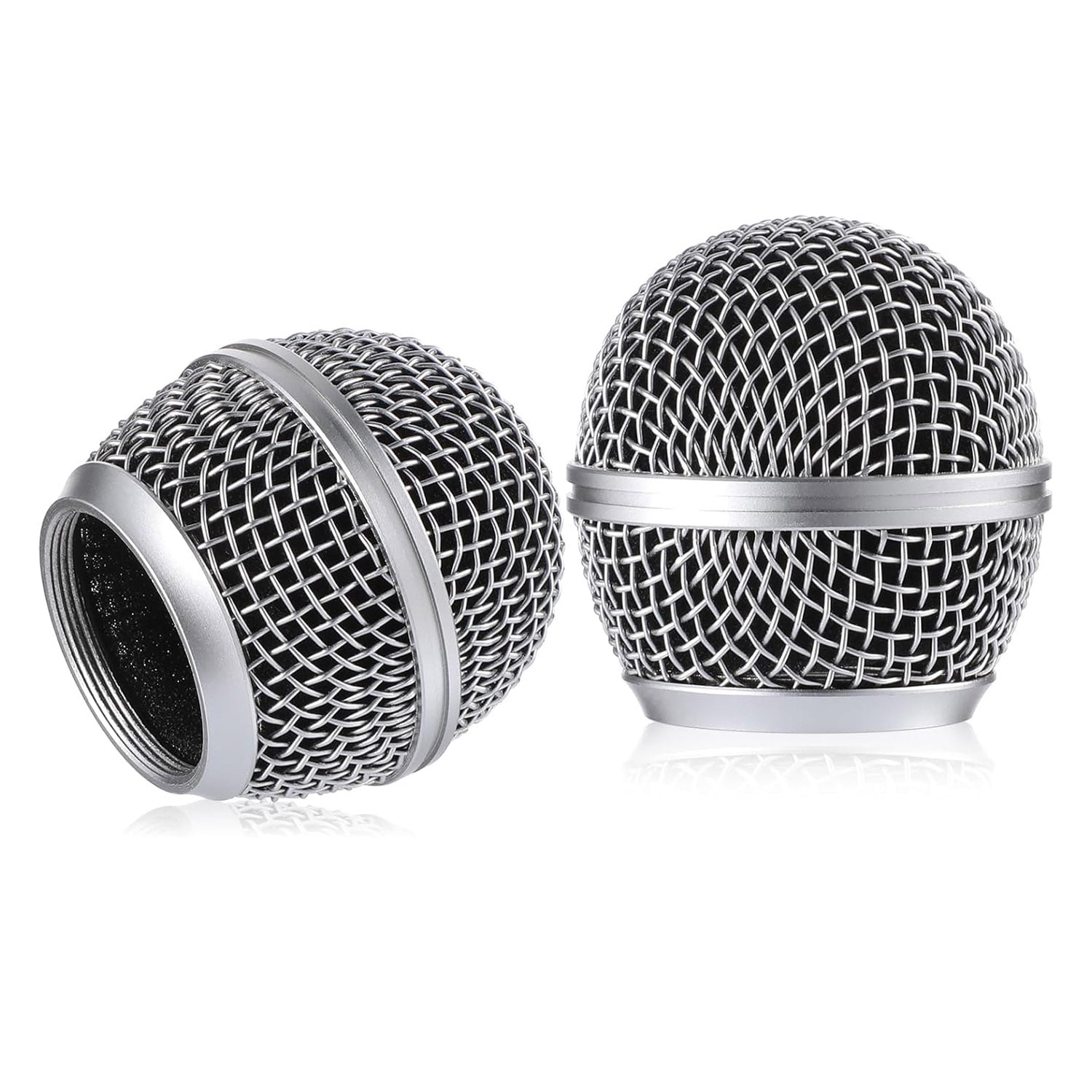 AZPPANXI, Microphone Windscreen Replacements, Silver, 2-Pack - Walmart.com