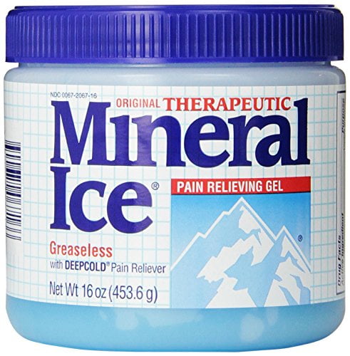 Mineral Ice Pain Relieving Gel 16Oz, Fast Temporary Pain Relief for ...
