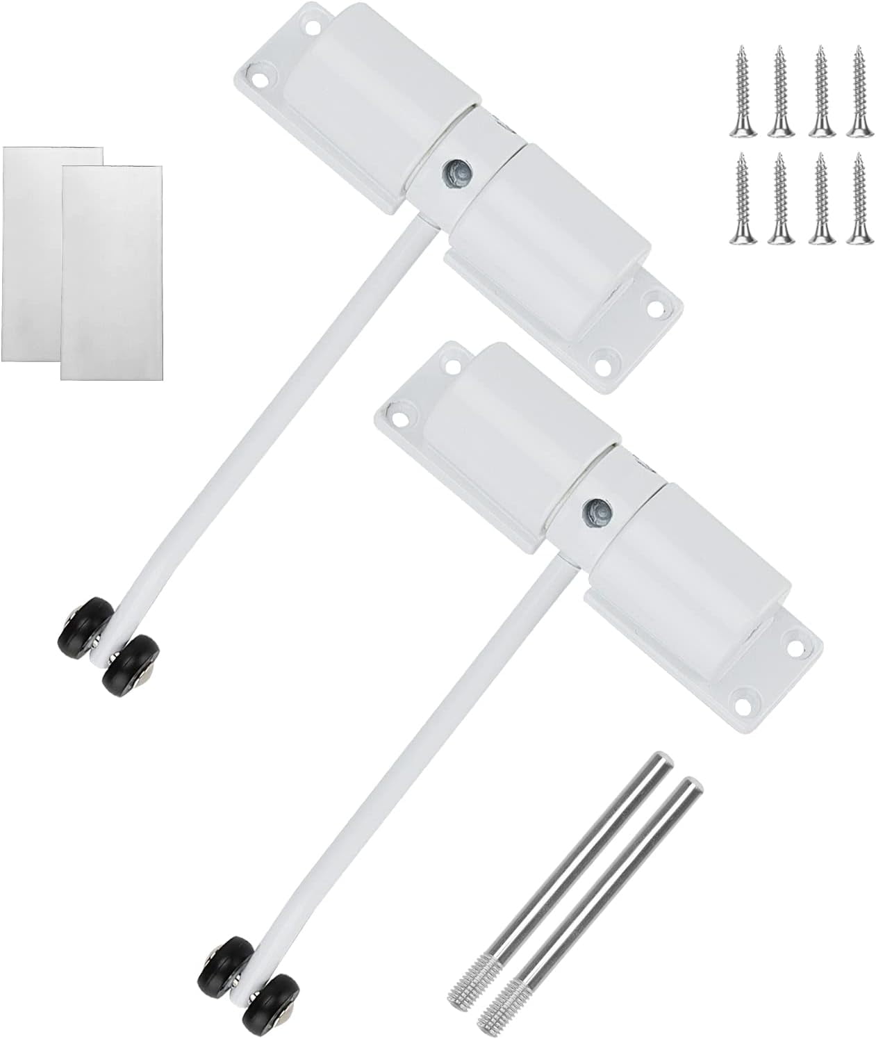 2 Pack Mini Automatic Spring Door Closer, Small Diecast Construction ...