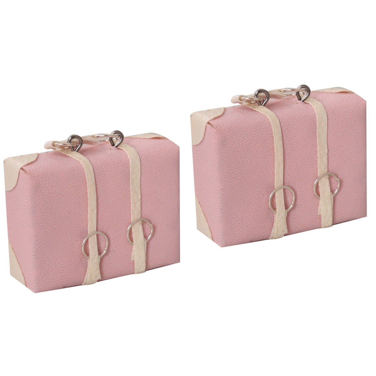 2 Pack Mini Briefcase Wardrobe Baby Dolls Carrier Vintage Suitcase ...
