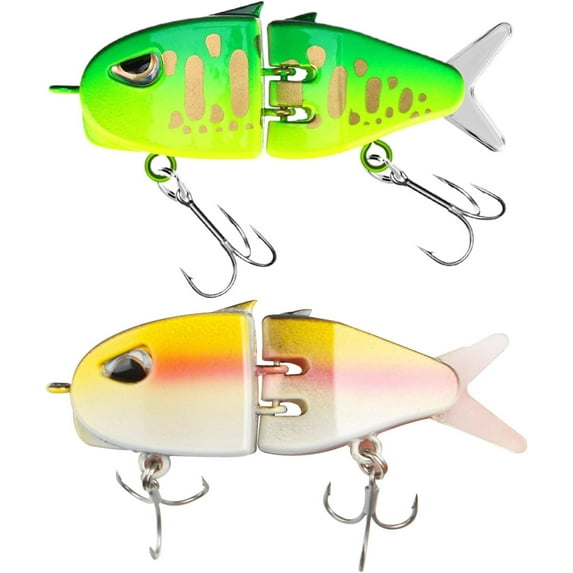 2 Pack Mini Glide Bait, Raptor Fishing Lure, Mini Swimbait, Glide Baits ...