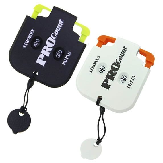 2 Pack Mini Golf Score Shot Stroke Counter Clicker with Dial Resetting ...