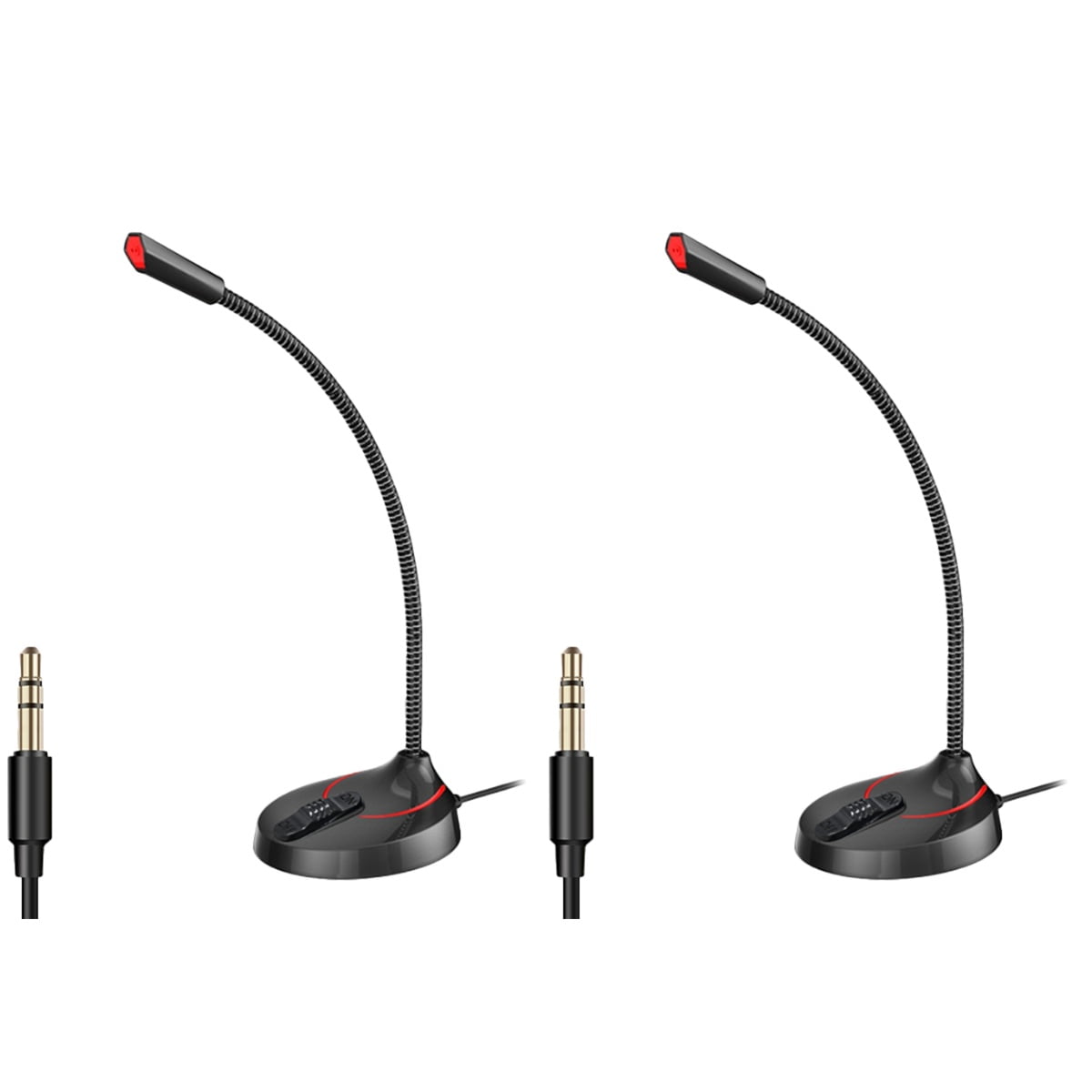 2 Pack Mini Microphone Tripod Stand Computer for Laptop Portable ...