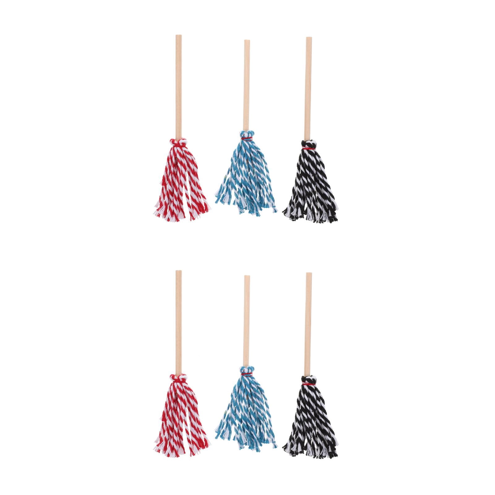 2 Pack Mini Mop Model Toy Doll House Furniture Kids Toys Child ...