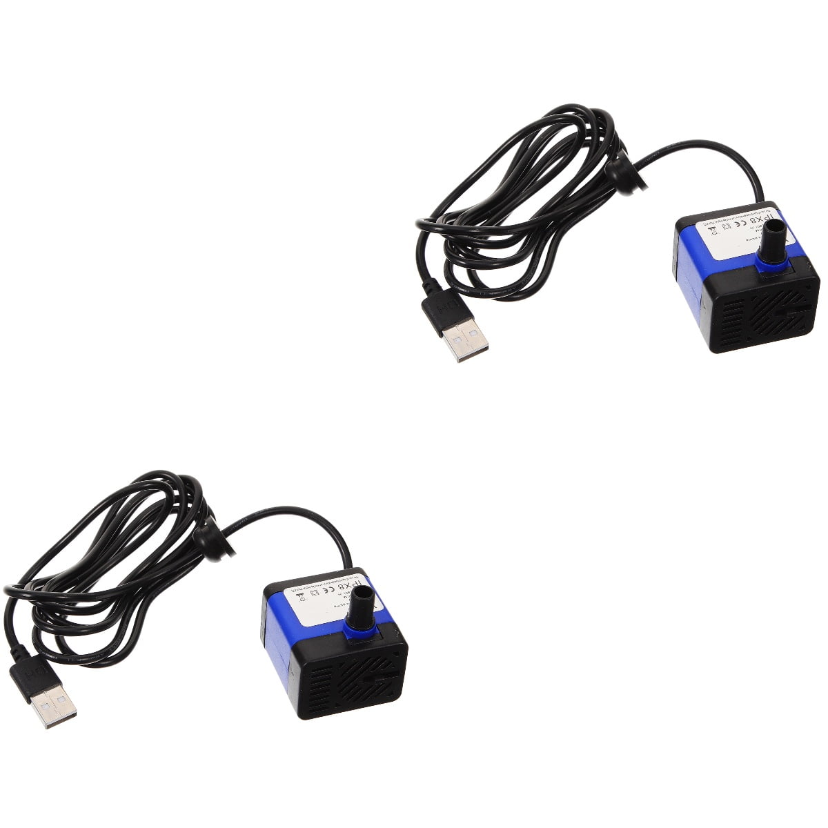 2 Pack Mini Submersible Pump Ceiling Fan Hoops Heater Hose Brushless ...