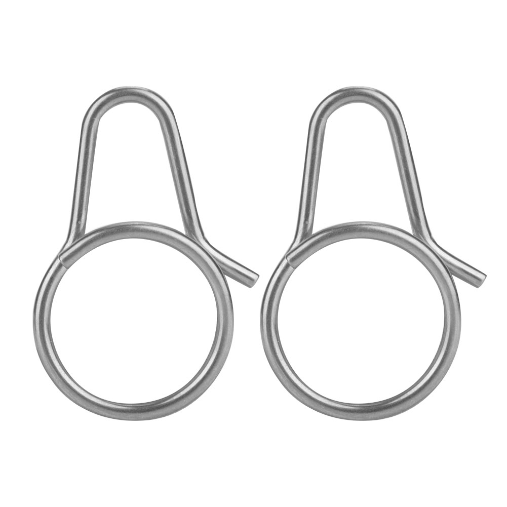 2-Pack Mini Titanium Alloy Key Ring - Simple & Durable Keychain Holder ...