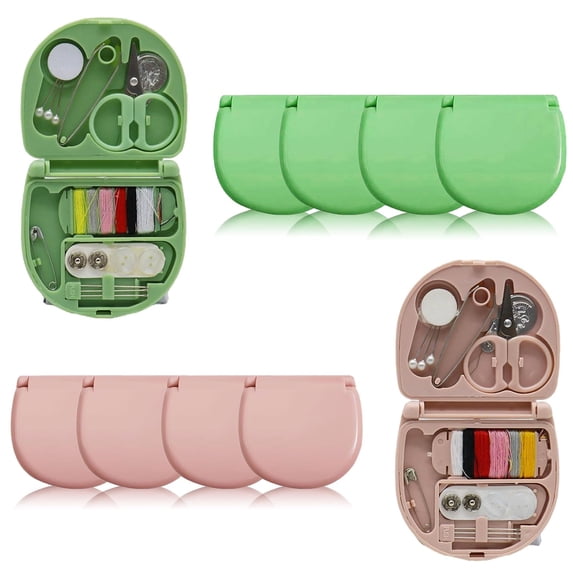 2 Pack Mini Travel Sewing Kit for Adult & Kid | Portable Sewing Box Kit ...