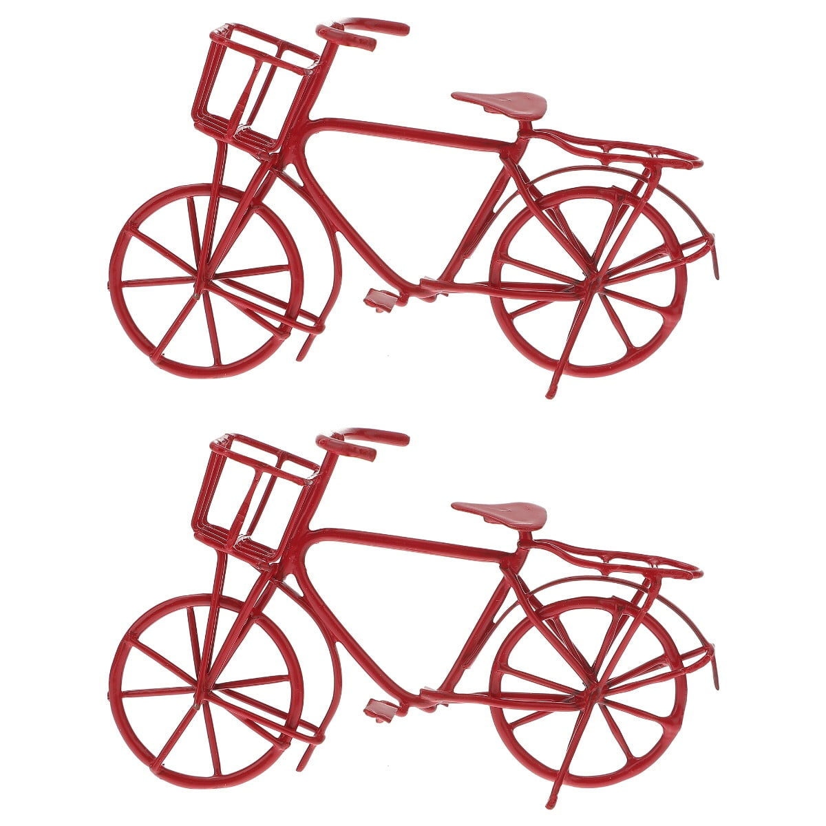 2 Pack Miniature Tricycle Bikes Metal Bike Portable Toy Child 8.2x4.5cm ...