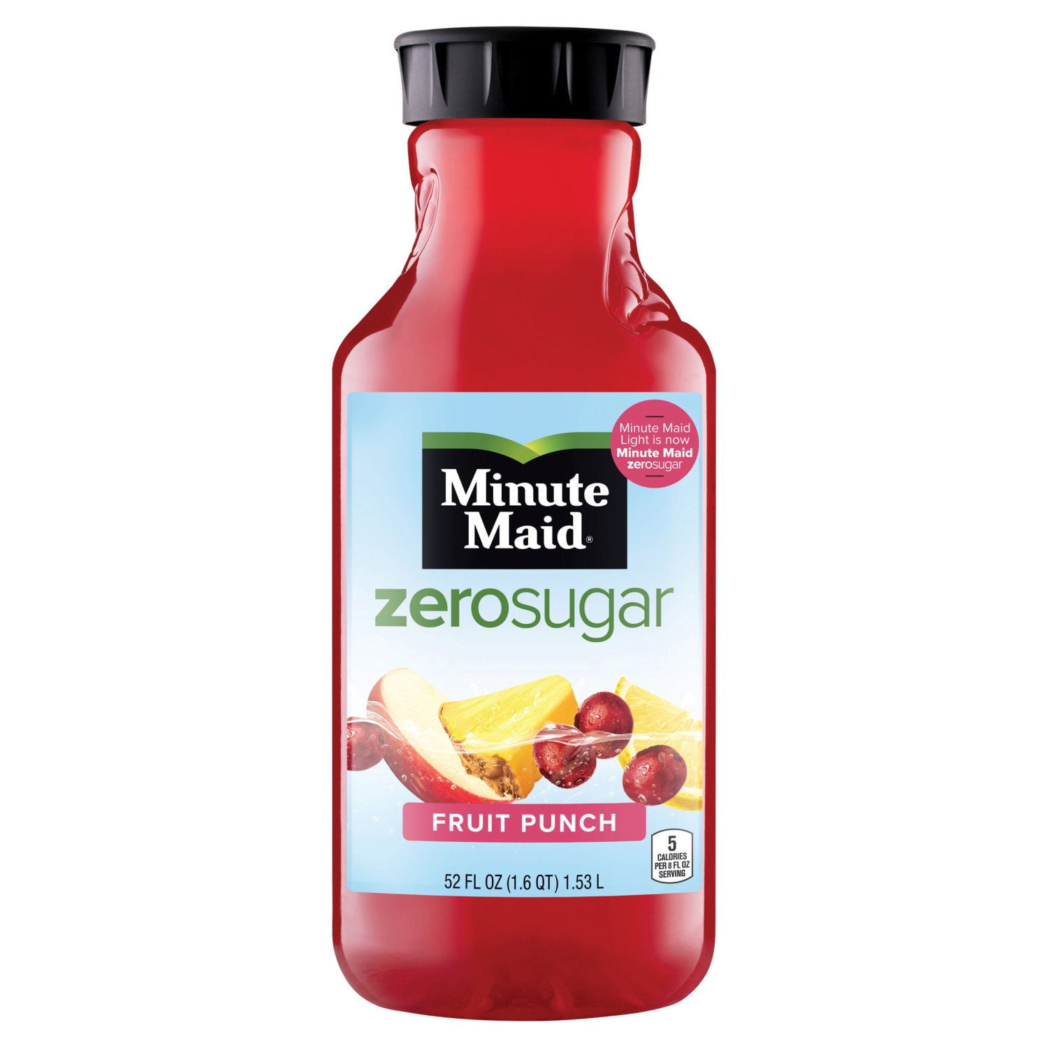 2 Pack - Minute Maid Zero Sugar Fruit Punch 52 fl oz Package May Vary ...