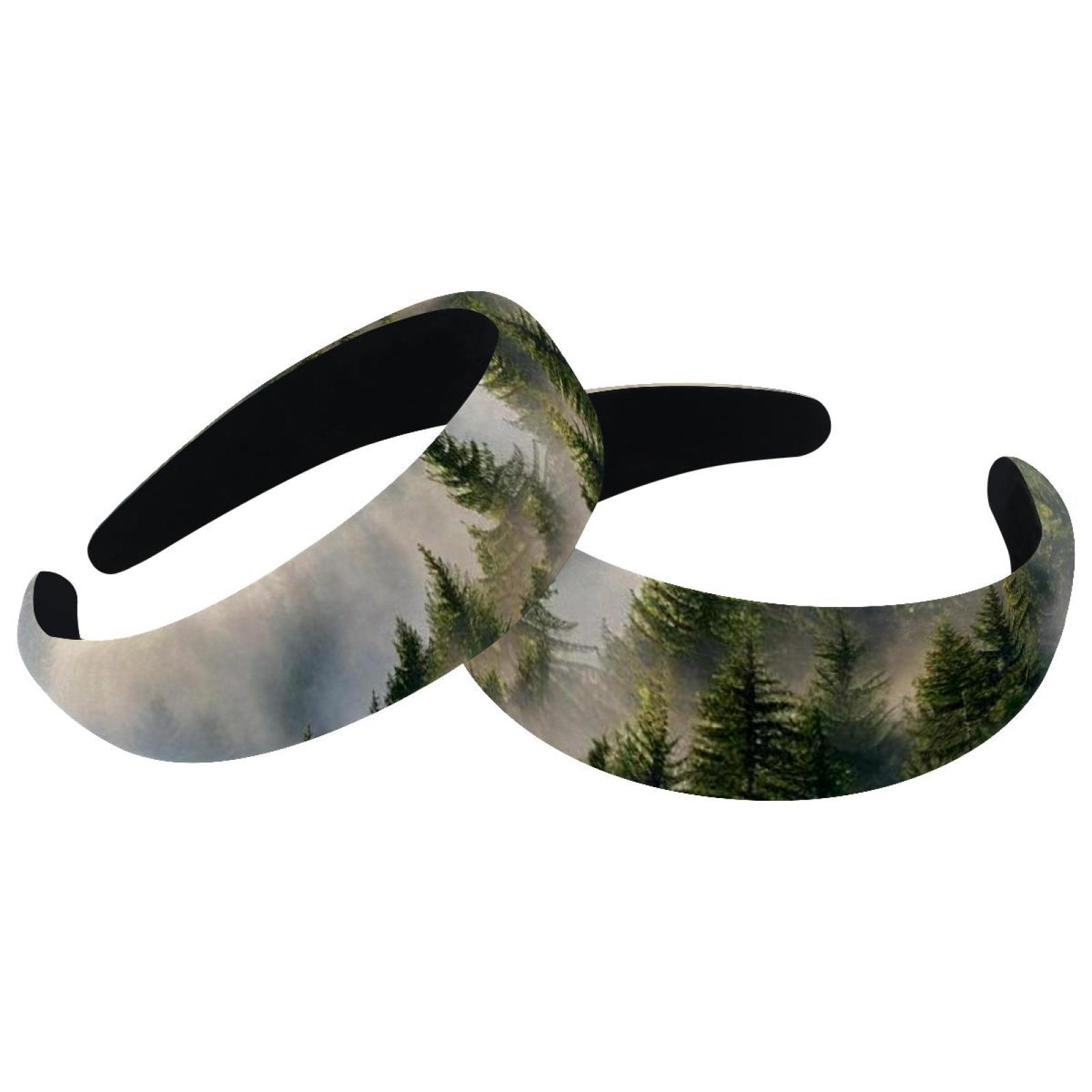 2 Pack Misty Pine Forest on the Mountain Slope in a Nature Reserve ...