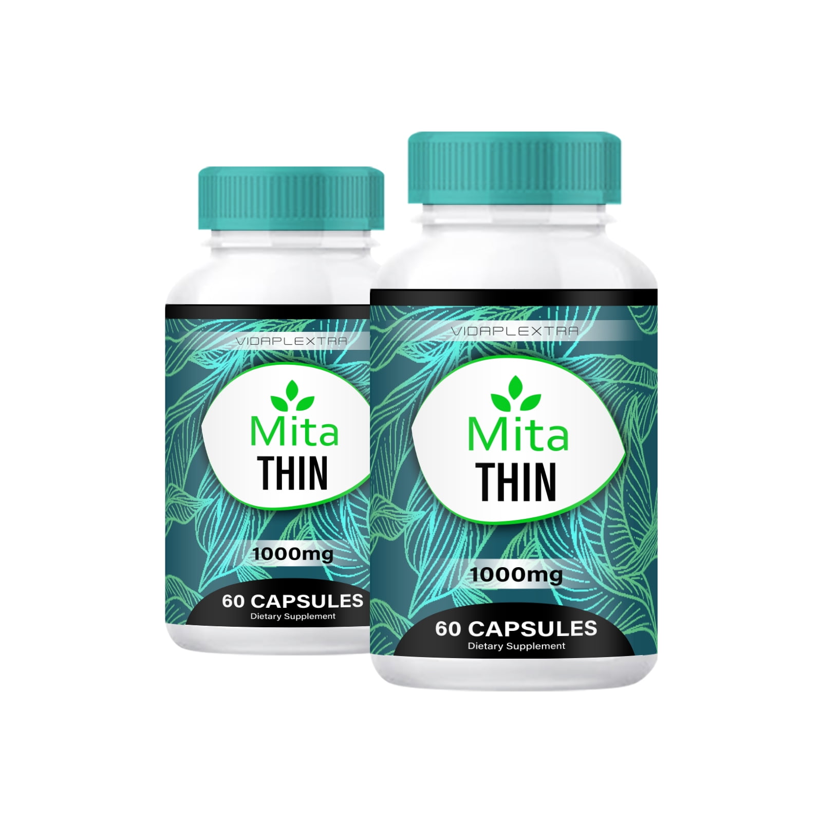 (2 Pack) Mita Thin Capsules - Mita Thin Keto Capsules - Walmart.com