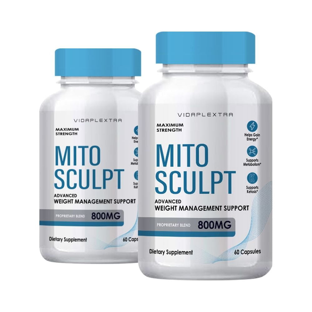 (2 Pack) Mito Sculpt - Mito Sculpt Weight Management Capsules - Walmart.com