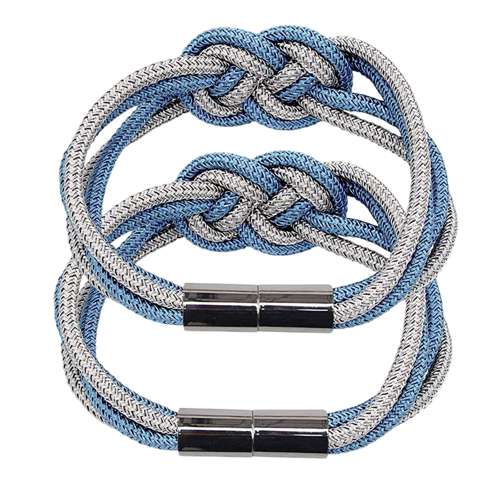 2 Pack Modern Curtain Tiebacks – Strong Magnetic Holdbacks, Decorative ...