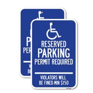 SignMission A-1218-22984 12 x 18 in. Aluminum Sign - Reserved Do Not ...