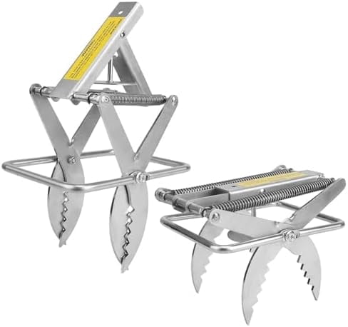 2 Pack Mole Traps Outdoor Reusable Scissor Jaw Metal Mole Gopher Trap ...