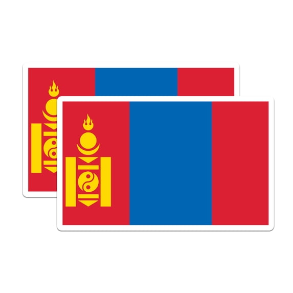 (2 Pack) Mongolia World Flag Magnets - Pride - 5 Inches On Longest Side ...
