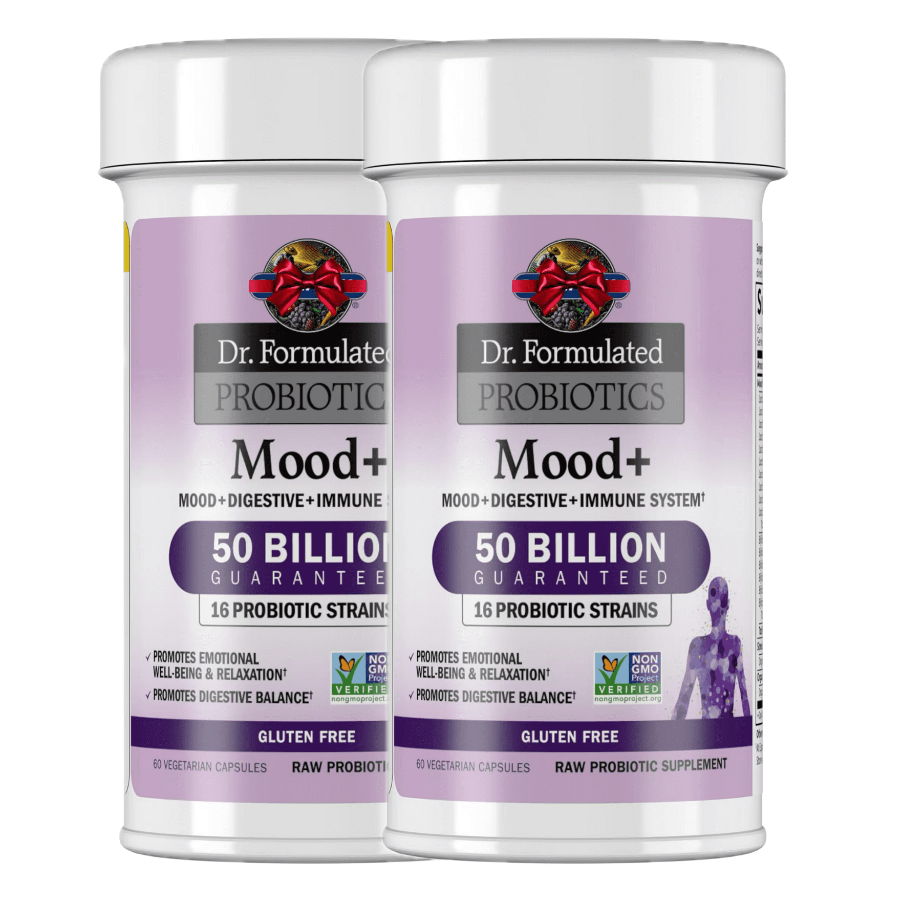 (2 Pack) Mood+ Dr Formulated Acidophilus Pro-bio,tics Mood+ for Daily ...