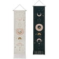 2 Pack Moon Phase Tapestry Moon Tapestry Wall Hanging Art Bohemian ...