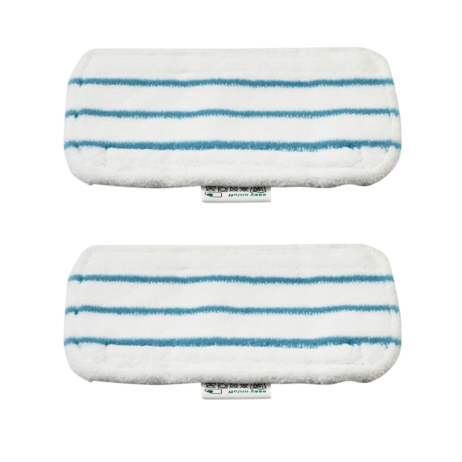 2 Pack Mop Pads Replacement For Steam Mop Washable Mopping Pad Accessories Mint Floor ...