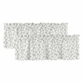 2 Pack Mosaic Network Plaid Valance for Window Modern Abstract Yellow ...