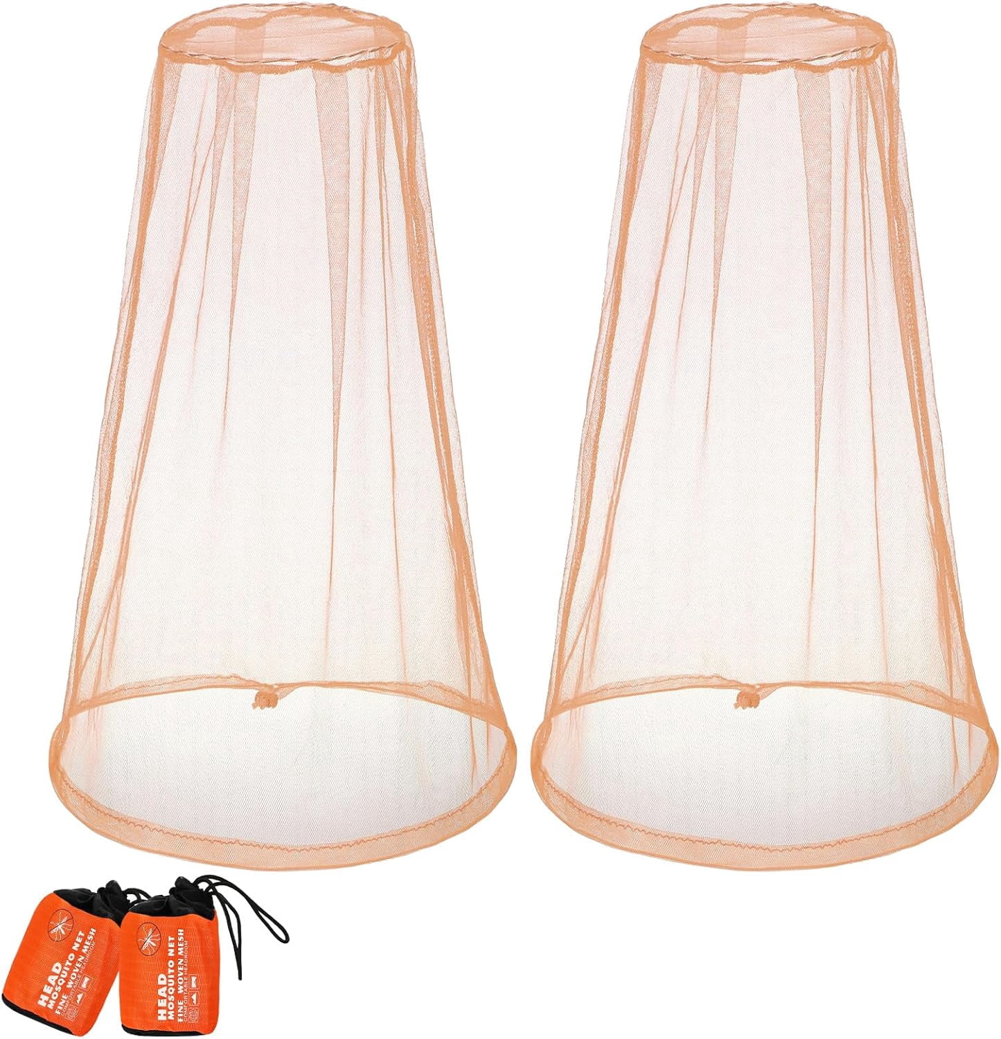 2 Pack Mosquito Head Mesh Net Face Mesh Net Mosquito Head Protecting ...