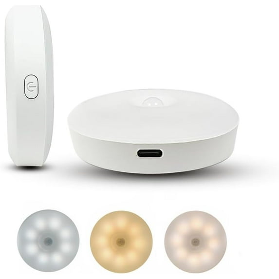 2 Pack Motion Sensor Light Indoor,Nightlights with Light Sensors ...