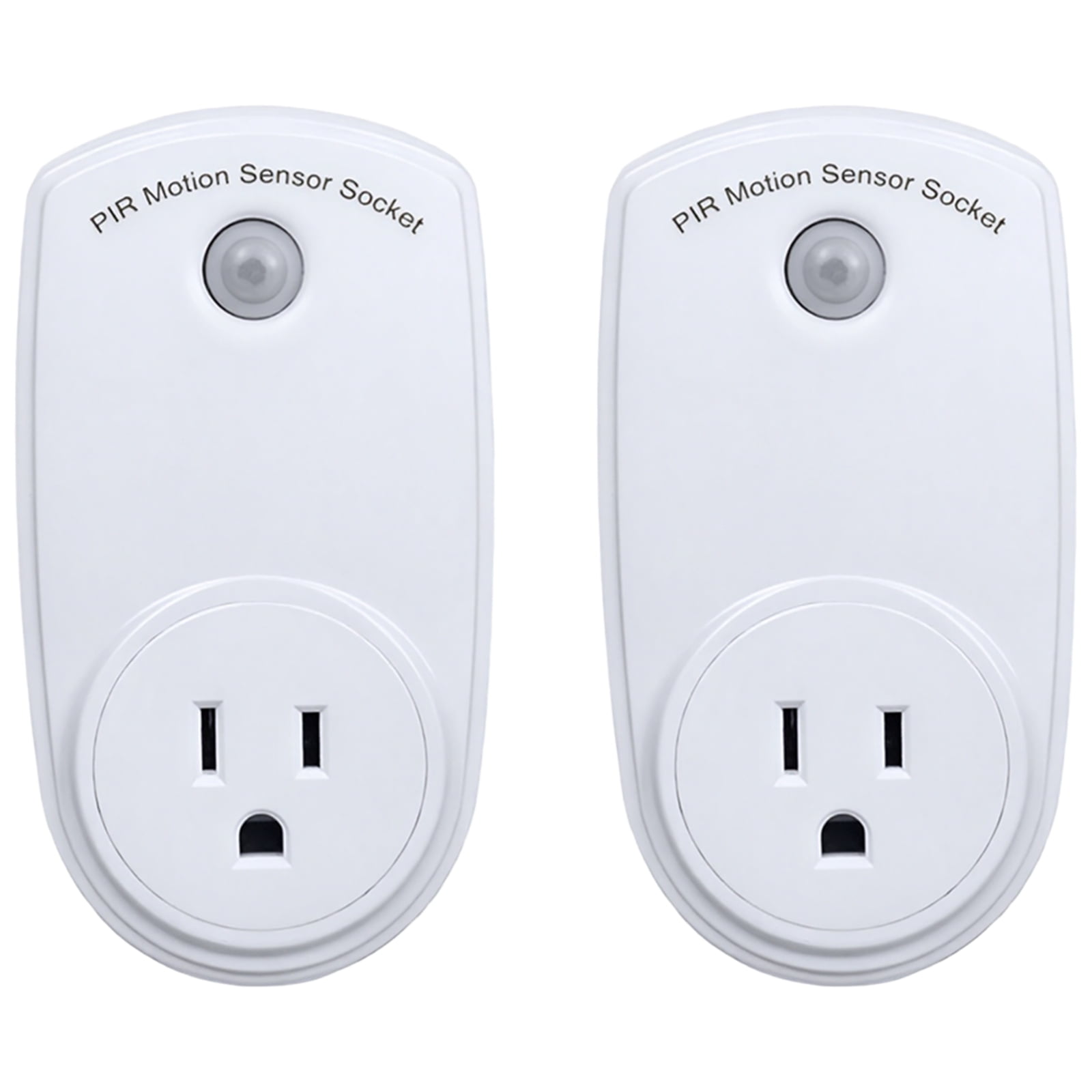 2-Pack Motion Sensor Plug-in Light, 120° Angle Automatic On/Off, 20 ft ...