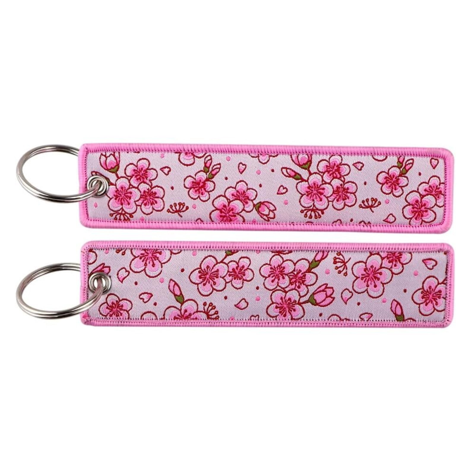 2 Pack Motorcycle Key Tags, Japanese Embroidery Key Fobs, Keychain ...