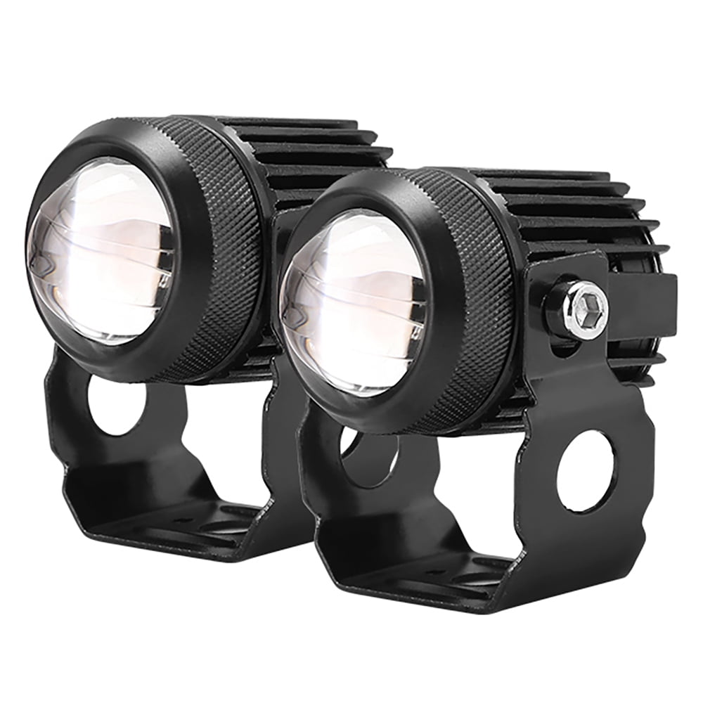 2 Pack Motorcycle LED Driving Lights Aux Spotlight Compatible ForJeep E ...