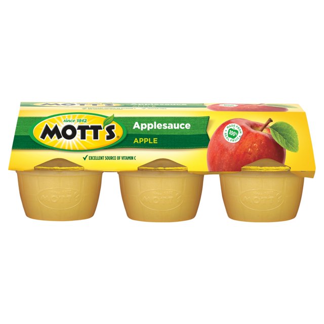 2 Pack - Mott's Applesauce Apple Cups - 6Pk-4 Oz Package May Vary ...