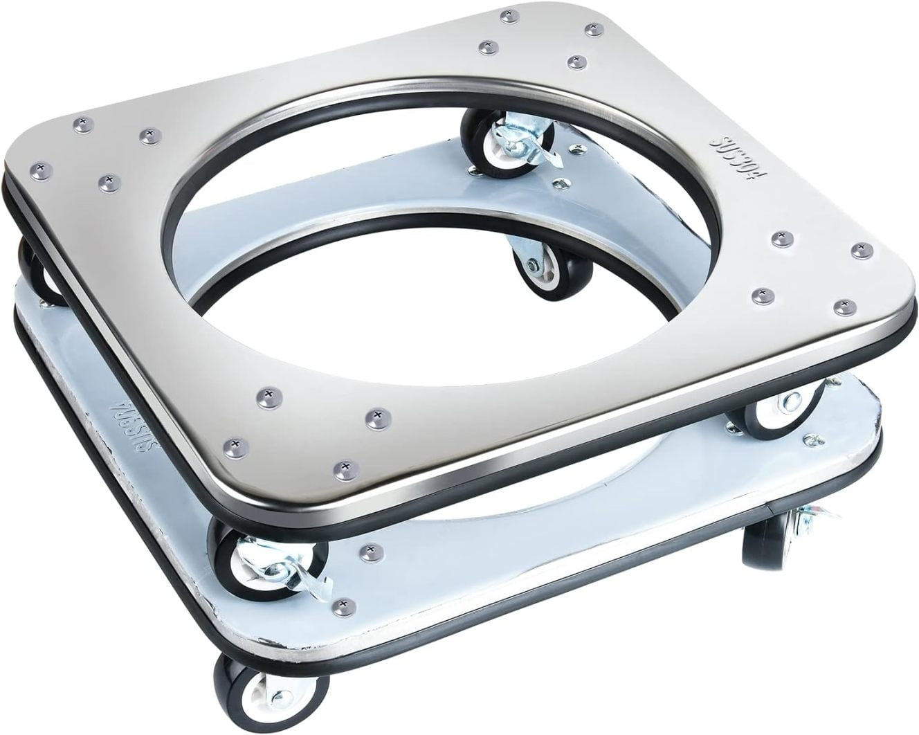 2 Pack Movable Propane Cylinder Base, Fixed Propane Tank Tray with ...