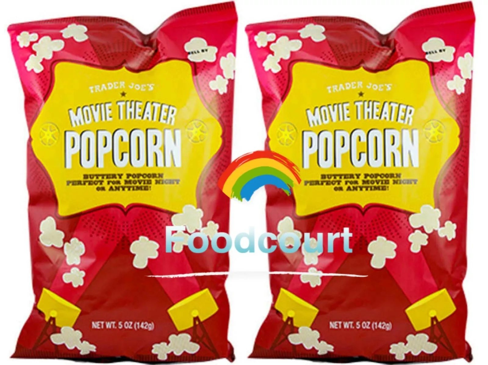 2 Pack Movie Theater Popcorn – 5 oz Each Pack (Total 10 oz) – Buttery ...