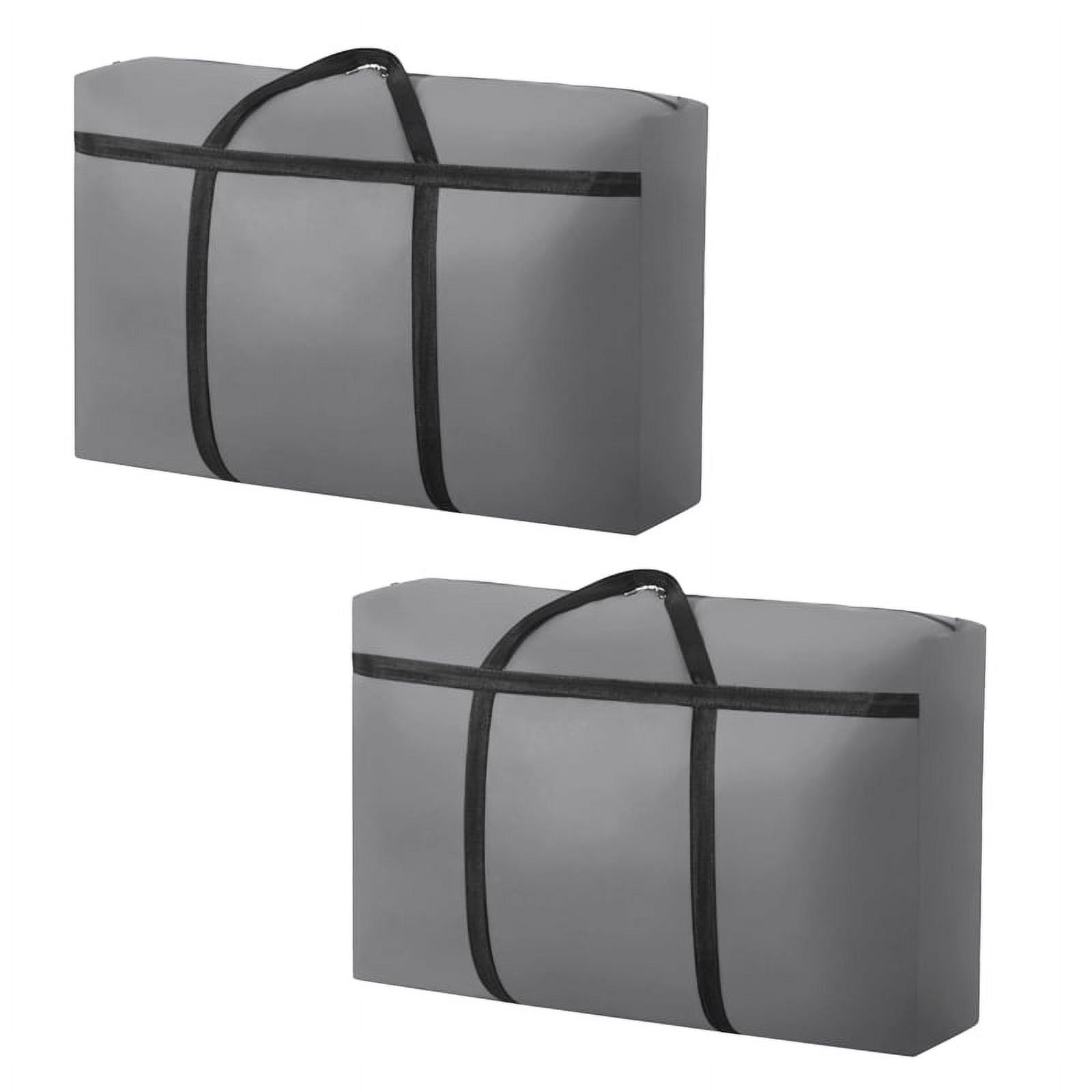 2 Pack Moving Bags Heavy Duty Extra Large with Strong Zippers, Storage ...