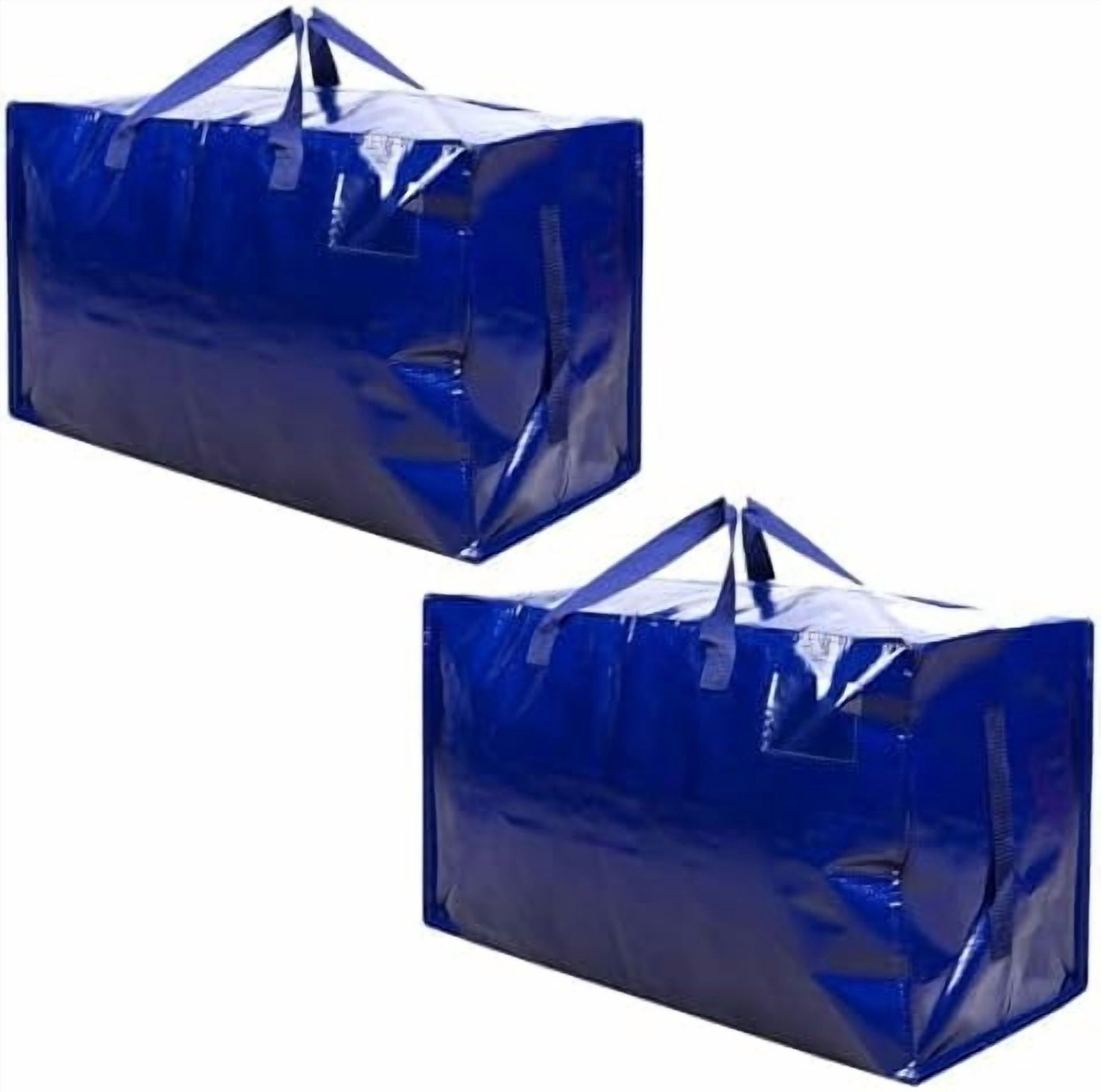 2 Pack Moving Bags and Large Christmas Decoration Storage Bins with ...