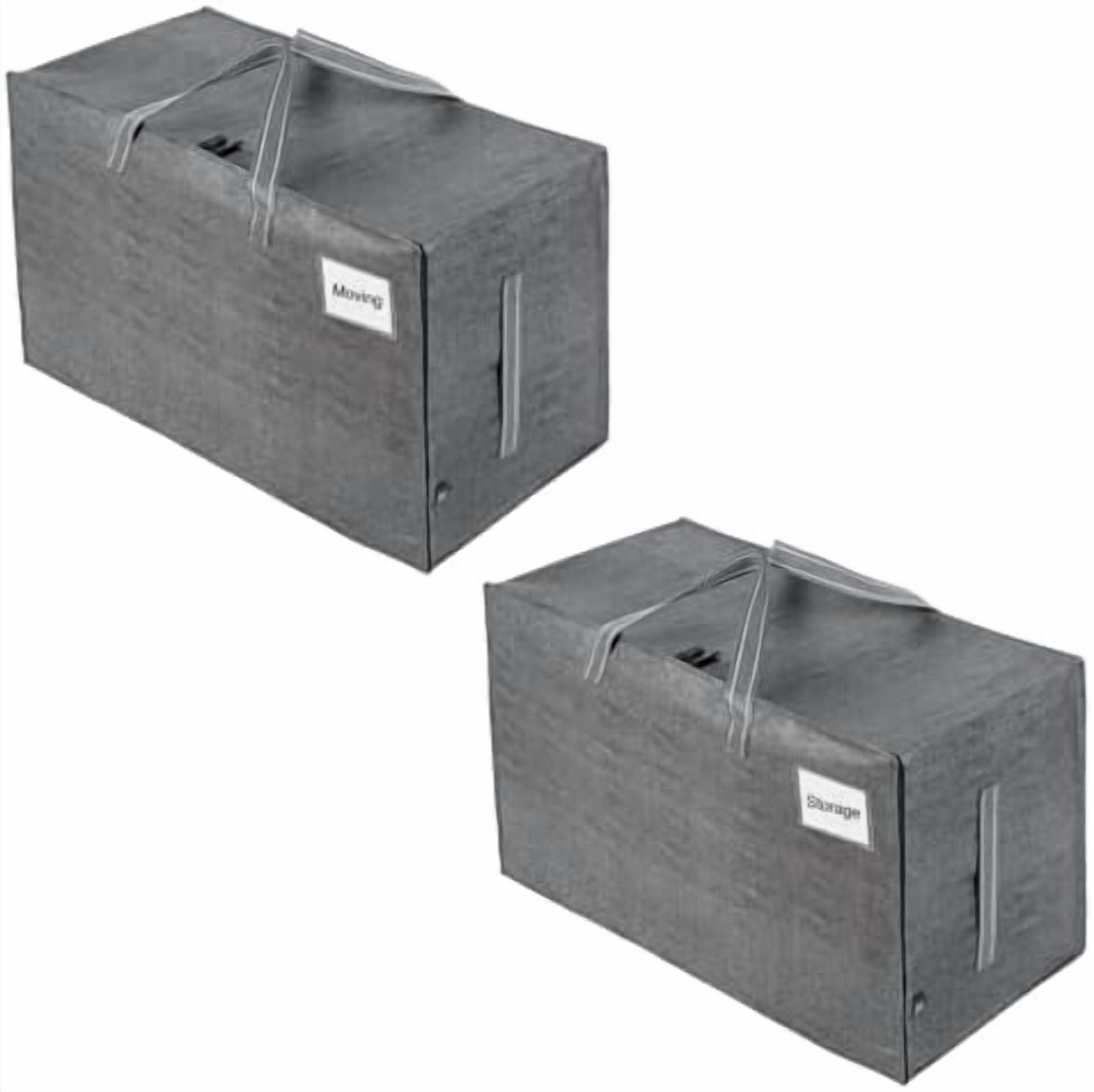 2 Pack Moving and Storage Bags, Heavy Duty, Alternative to Moving Boxes ...