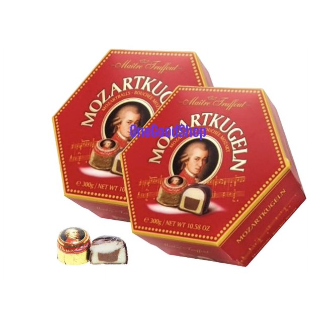 2 Pack Mozart Chocolate Balls in 300 gram Box from 'Maître Truffout ...