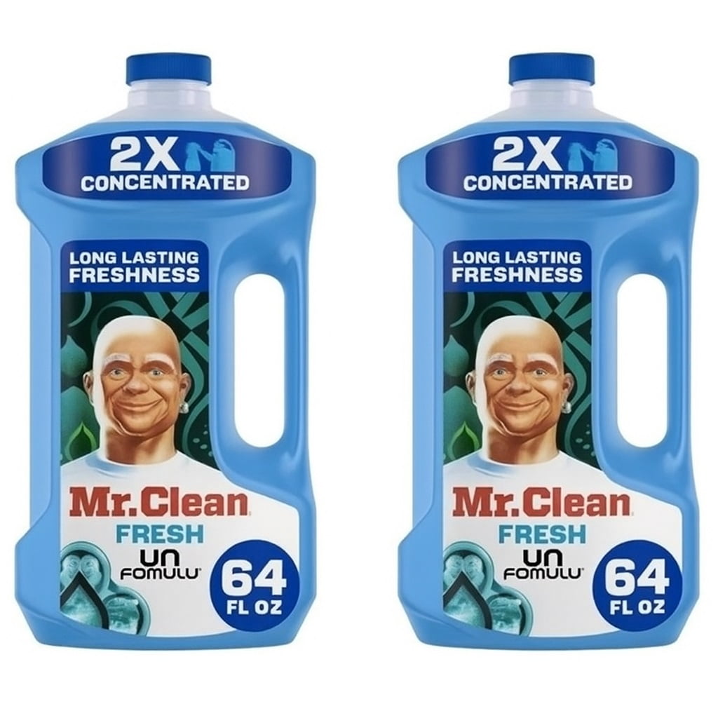 Mr. Clean Multi-Purpose Floor Cleaner, Unstopables Fresh Scent, 64 fl ...