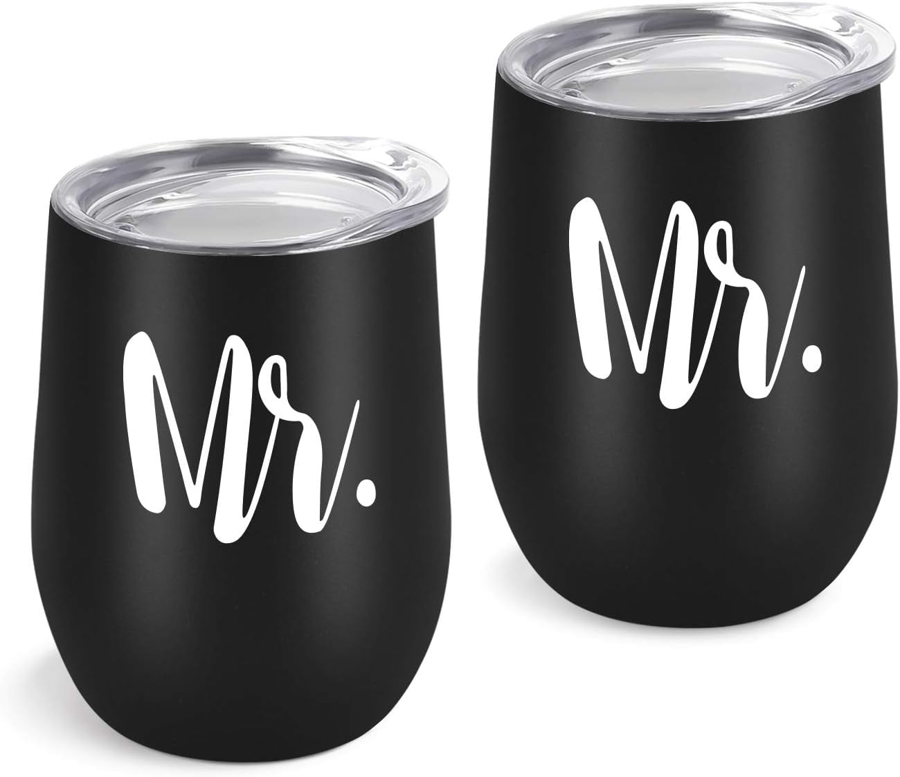 2 Pack Mr and Mr Wine Tumbler Set, Gay Couple Idea for Men, Engagement ...