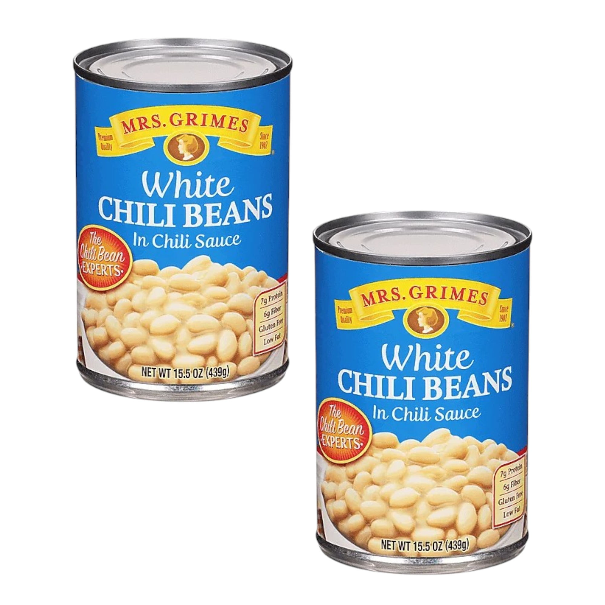 ( 2 Pack ) Mrs. Grimes Chili Beans, White 15.5 Oz - Walmart.com