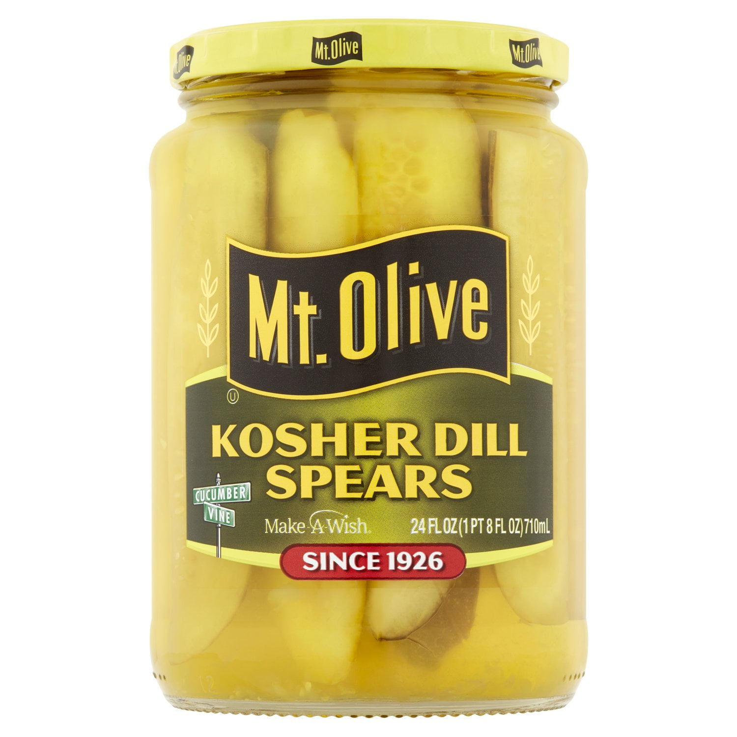 2 Pack - Mt. Olive Pickle Spears Kosher Dill 24 oz Package May Vary ...