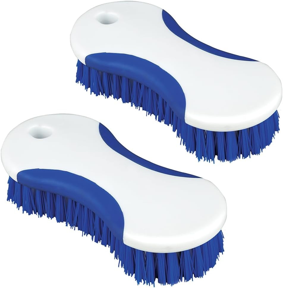 2 Pack Multi Purpose Heavy Duty Scrub Brush, Deep Clean Brush for Tile ...