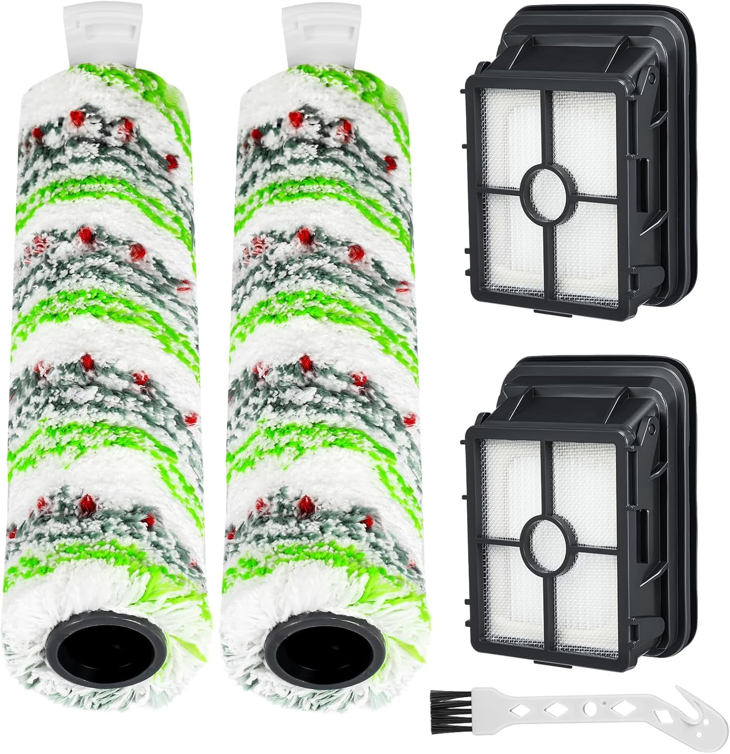 2 Pack Multi-Surface Pet Brush Rolls 2788 and Vacuum Filters 1866 ...