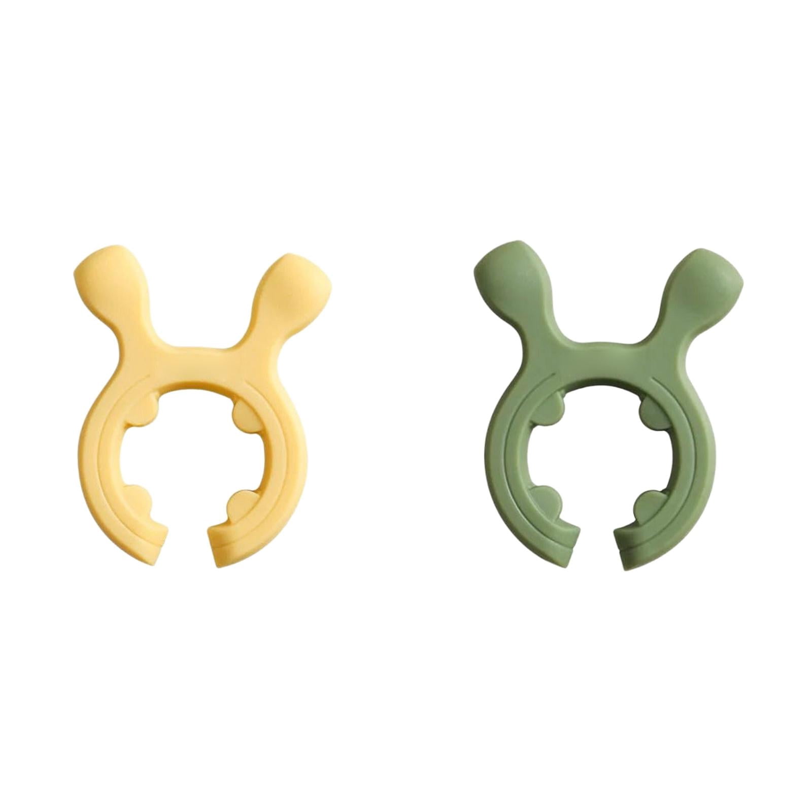 2-Pack Multifunction Silicone Pot Clip - Spatula Holder, Spoon Rest ...