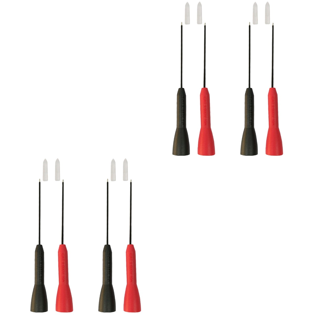 2 Pack Multimeter Probe Adapter’s Tester Tools Needles for Piercing ...