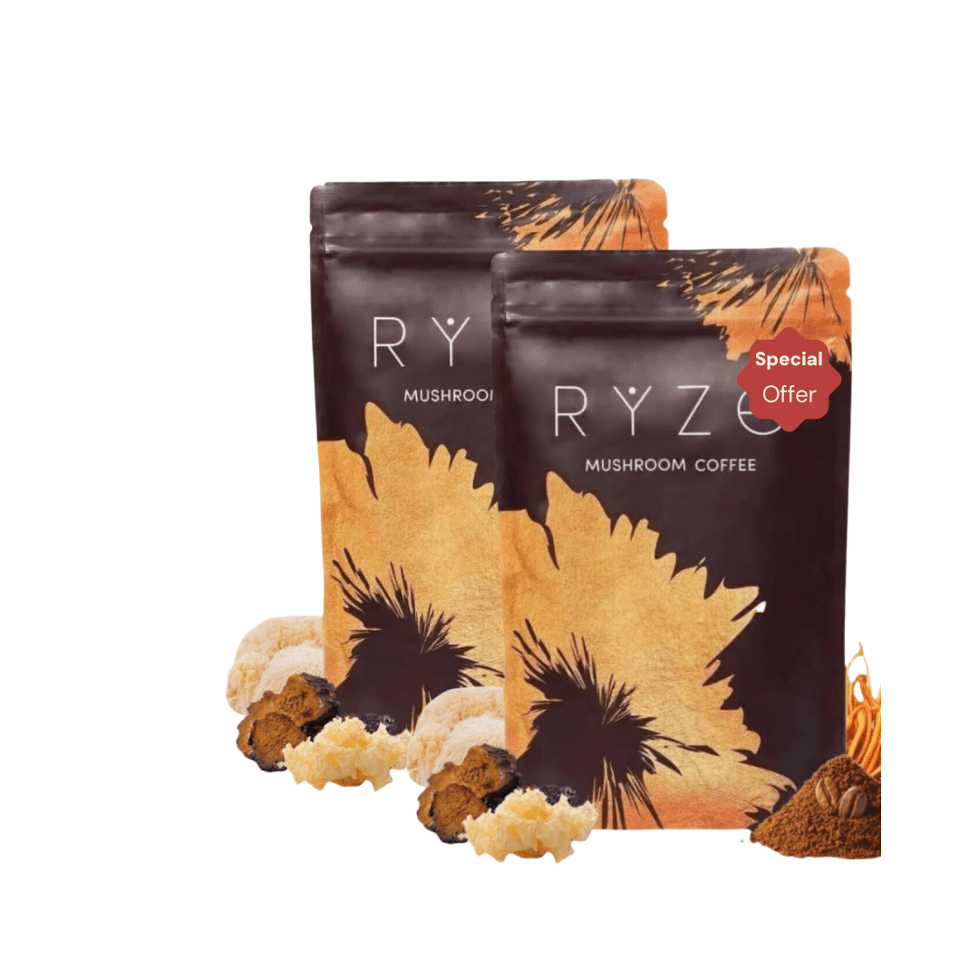 2-Pack Mushroom Coffee, Instant Coffee, Super Brain with Lion’s Mane ...