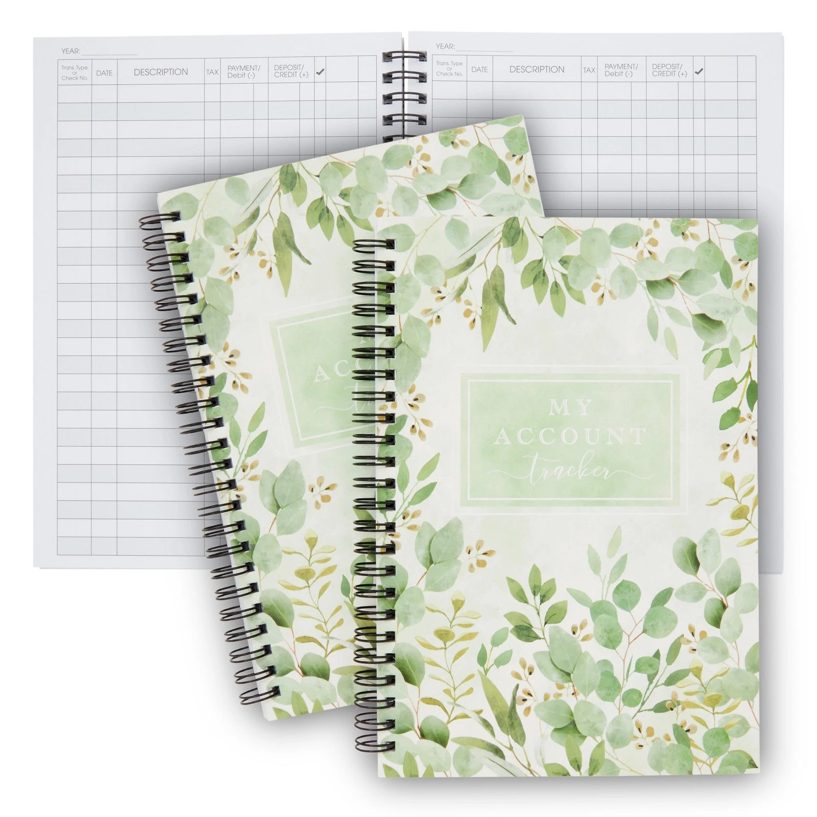 2 Pack My Account Tracker Notebook, Ledger Books for Bookkeeping, 6 x 8 ...